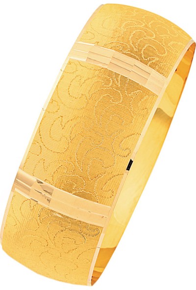 Bilezikhane 14 Ayar Altın Mega Bilezik 25.00 Gram Kemer Model Bilezikhane 14 Ayar Altın Mega Bilezik 25.00 Gram Kemer Model