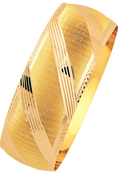 Bilezikhane 14 Ayar Gösterişli Mega Bilezik 25.00 Gram