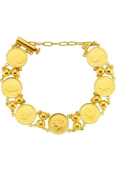 Bilezikhane Ata Çeyrek Altınlı Bileklik 20,00 Gram 22 Ayar Altın Bilezikhane Ata Çeyrek Altınlı Bileklik 20,00 Gram 22 Ayar Altın