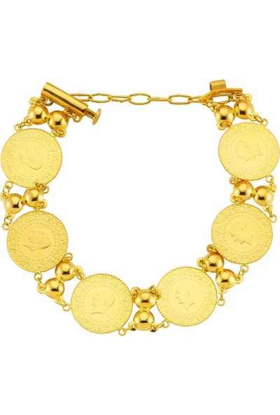 Bilezikhane Çeyrek Altınlı Bileklik 22,00 Gram 22 Ayar Altın Bilezikhane Çeyrek Altınlı Bileklik 22,00 Gram 22 Ayar Altın