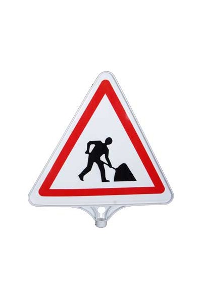 Yolda Çalışma Var Tabelası (Çift Taraflı)