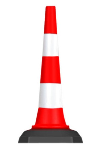 Trafik Ve Reklam Konisi 750 Mm (Kauçuk Tabanlı) Trafik Ve Reklam Konisi 750 Mm (Kauçuk Tabanlı)