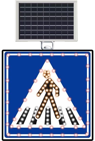 Mavi Yaya Geçidi 600X600 Mm