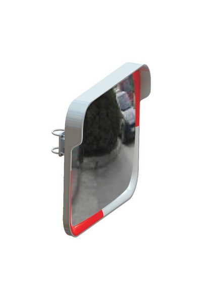 Trafik Ve Güvenlik Aynası 40X60 Cm (Beyaz) Trafik Ve Güvenlik Aynası 40X60 Cm (Beyaz)