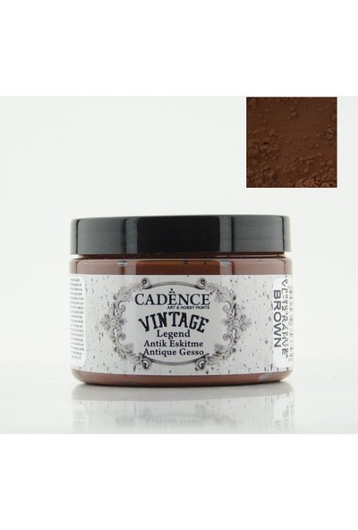 Cadence Kahverengi - Vintage Legend Eskitme Boya 150 ml