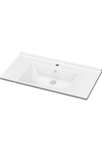 İdevit 80Cm Merkür Dolap Uyumlu 25Mm İnce Bantlı Lavabo İdevit 80Cm Merkür Dolap Uyumlu 25Mm İnce Bantlı Lavabo