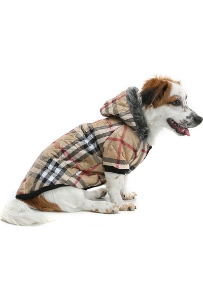 Dogi&Dog Kareli Puf Köpek Montu