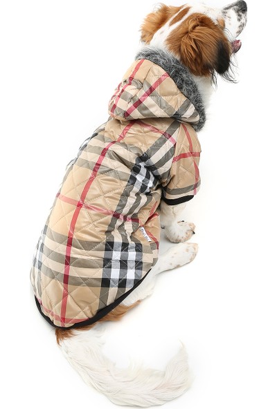 Dogi&Dog Kareli Puf Köpek Montu