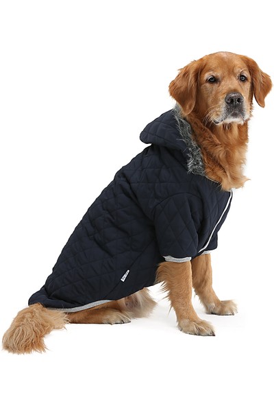 Dogi Dog Büyük Irk Lacivert Puf Köpek Montu