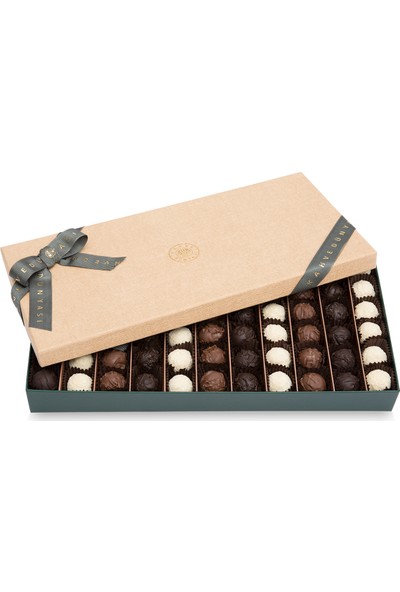 Kahve Dünyası Trüf Çikolata Premium Kutu 830g Kahve Dünyası Trüf Çikolata Premium Kutu 830g