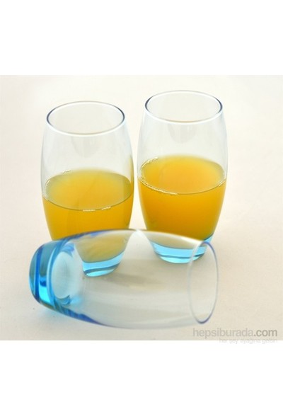 Paşabahçe 3'lü Barrel Mavi Meşrubat Bardağı Paşabahçe 3'lü Barrel Mavi Meşrubat Bardağı