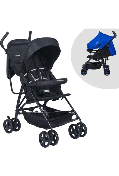 Baby Home BH-103 Tam Yatar Siyah Baston Bebek Arabası