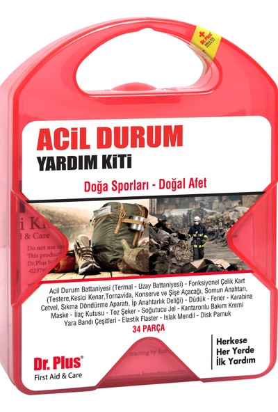 Dr Plus Acil Durum Yardım Kiti Doğa Sporları & Doğal Afet Dr Plus Acil Durum Yardım Kiti Doğa Sporları & Doğal Afet