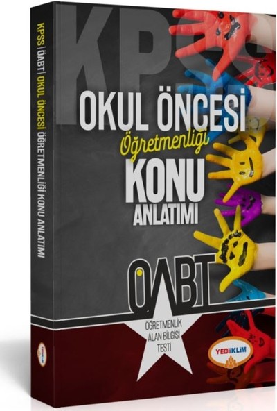 Yediiklim Yayınları ÖABT Okul Öncesi Öğretmenliği Konu Anlatımı