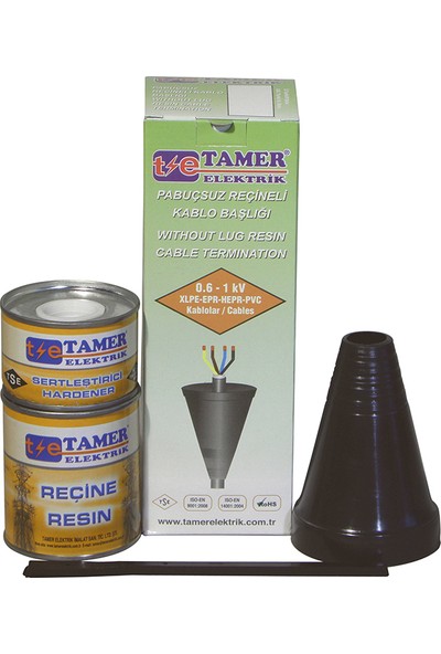 Tamer Papuçsuz Reçineli Kablo Başlığı PKB01
