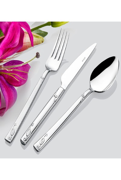 İnter Çelik Bade 12 Adet Tatlı Çatalı