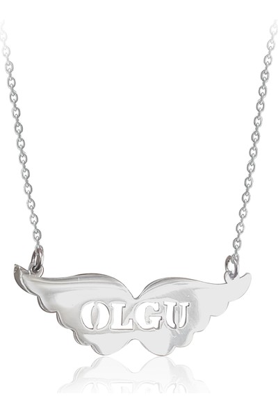 Vaoov Kişiye Özel İsimli Melek Kolye Ks0013B