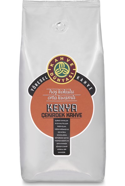 Kahve Dünyası Kenya Kavrulmuş Çekirdek 1000 g Kahve Dünyası Kenya Kavrulmuş Çekirdek 1000 g