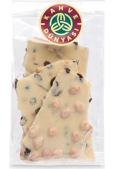 Kahve Dünyası Beyaz Çikolatalı Portakallı Bademli Tablet Çikolata 150 g