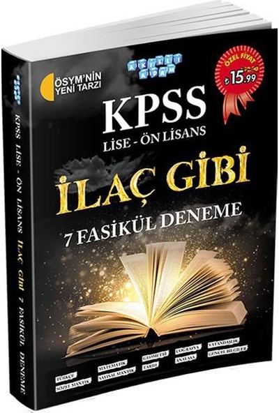 Akıllı Adam Kpss Lise Ön Lisans İlaç Gibi 7 Fasikül Deneme Akıllı Adam Kpss Lise Ön Lisans İlaç Gibi 7 Fasikül Deneme