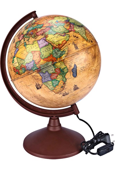 BRONS KÜRE 30 CM IŞIKLI ANTİK BR-813