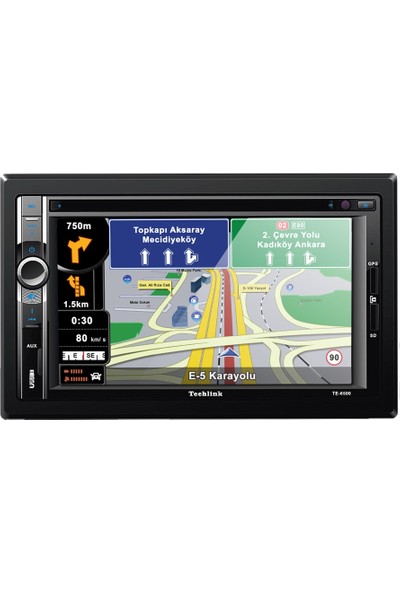 Techlink Te-6500 Navigasyonlu Dvd Usb Sd Double Teyp Techlink Te-6500 Navigasyonlu Dvd Usb Sd Double Teyp