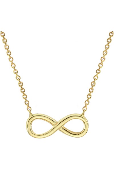 Altınsepeti Altın Sade Sonsuzluk Kolye As8Kl18