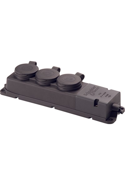 1×16A Kauçuk 3'lü Grup Priz