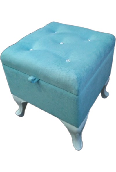 Ertok Sandıklı Puf Koltuk Turkuaz