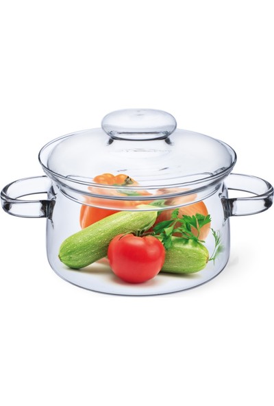 Simax Borosilikat Cam Tencere 2 Litre