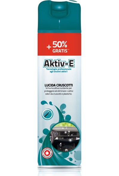 Fra-Ber Aktiv-e Lucida Cruscotti Plastik, Vinil Parlatıcı Koruyucu 600 Ml