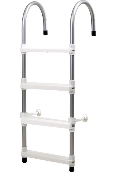 Hobi Store Tekne - 4 Basamaklı Bot Merdiveni ( Beyaz )