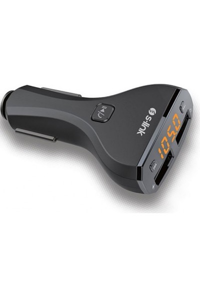 S-Link SL-BT30 USB+Bluetooth Destekli Fm Transmitter 2XUSB 2.1A S-Link SL-BT30 USB+Bluetooth Destekli Fm Transmitter 2XUSB 2.1A