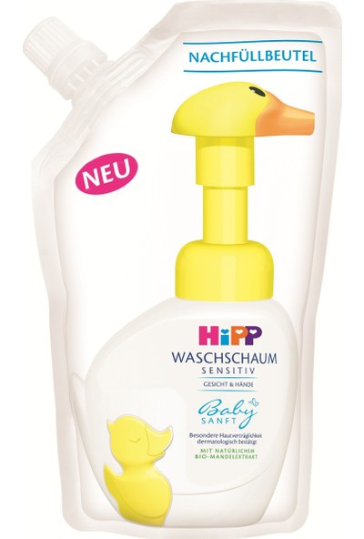 HiPP Babysanft Bebek El Yıkama Köpüğü Yedek Poşet 250 gr. HiPP Babysanft Bebek El Yıkama Köpüğü Yedek Poşet 250 gr.