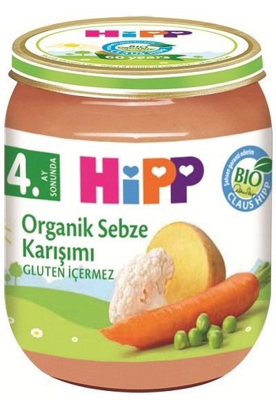 HiPP Organik Sebze Karişimi Kavanoz 125 gr.