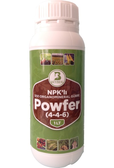 Beybek Gübre Powfer Sıvı Organomineral Gübre 1 Lt Beybek Gübre Powfer Sıvı Organomineral Gübre 1 Lt