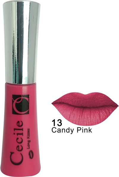 Cecile Kalıcı Mat Ruj / Long Kisses Lipgloss 13