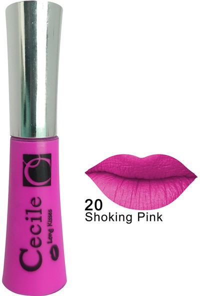 Cecile Kalıcı Mat Ruj / Long Kisses Lipgloss 20 Cecile Kalıcı Mat Ruj / Long Kisses Lipgloss 20