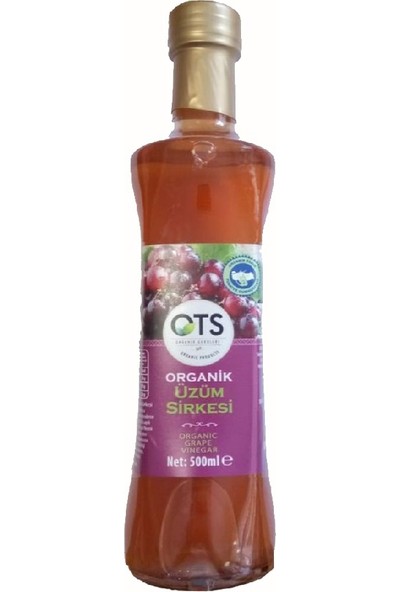 Ots Organik Üzüm Sirkesi 500 Ml