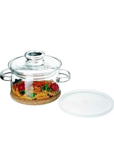 Ancel 520-6063 Simax Borosilikat Cam Tencere 1,5 Lt