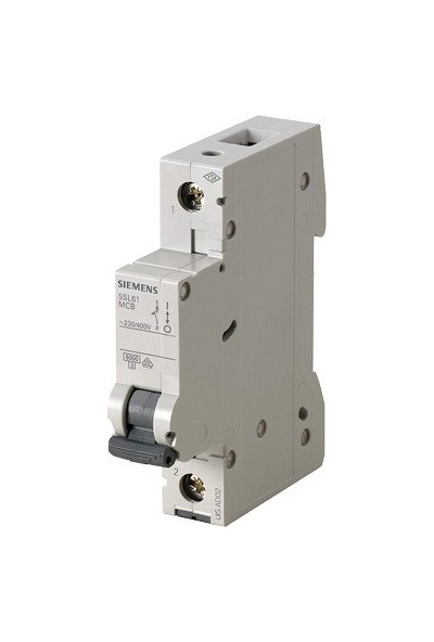 Siemens 5SL6140-6YA 1 Fazlı 40 Amper B Tipi (Çabuk Karakterli) 6kA Otomatik Sigorta