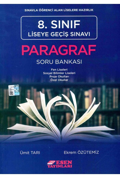 Esen Yayınları 8. Sınıf LGS Paragraf Soru Bankası - Ümit Arı Ekrem Özütemiz