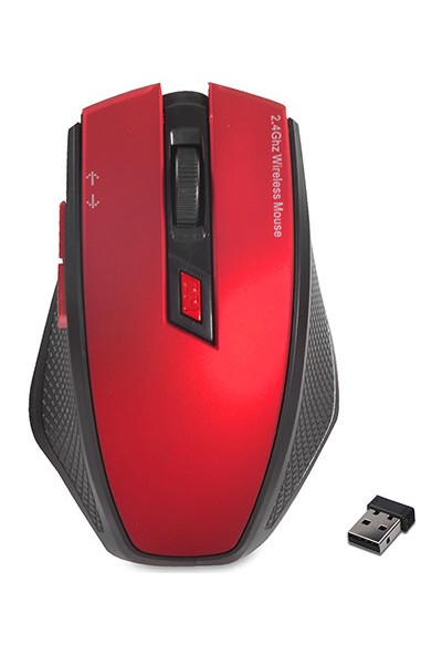 Everest W777 USB 2.4Ghz Optik Wireless Mouse Kırmızı