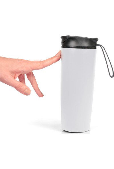 Pratigo Devrilmez & Sızdırmaz Mug Bardak Dış Cephe Beyaz Pratigo Devrilmez & Sızdırmaz Mug Bardak Dış Cephe Beyaz