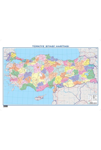 Türkiye Siyasi 35*50 Dilsiz Harita Yeni - Çıtasız Türkiye Siyasi 35*50 Dilsiz Harita Yeni - Çıtasız
