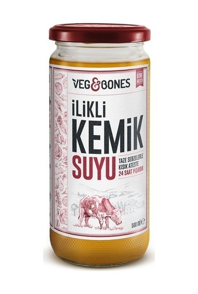 Veg&Bones İlikli Kemik Suyu 480 ml Veg&Bones İlikli Kemik Suyu 480 ml