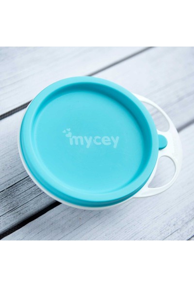 Mycey Kapaklı Mama Tabağı - Yeşil Mycey Kapaklı Mama Tabağı - Yeşil