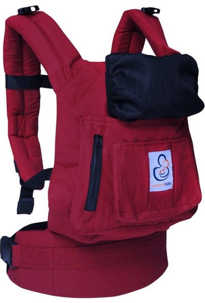 Solomombaby Bordo Ergonomik Kanguru( 3 Ay / 4 Yaş )