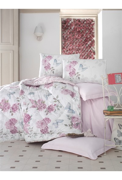 Cotton Box Ranforce Tek Kişilik Uyku Seti Rosella Pembe