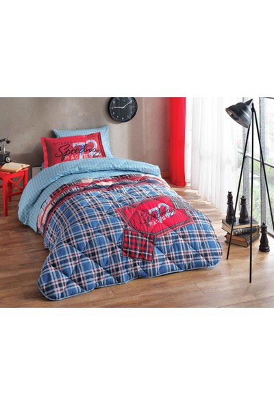 Taç Ranforce Tek Kişilik Uyku Seti - Speedway Lacivert Taç Ranforce Tek Kişilik Uyku Seti - Speedway Lacivert